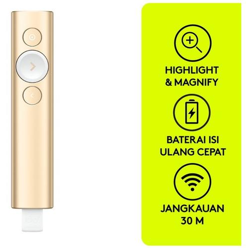 Jual Logitech Spotlight Pointer Presenter Wireless Bluetooth Windows ...