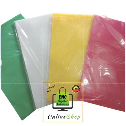 Jual ENC - map L akashiro F4 stopmap plastik folio tebal aka shiro per ...