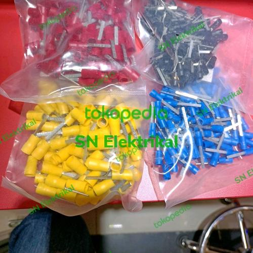 Jual Skun pin Skun tusuk gepeng Skun pin Blade 2,5mm DBV 2-18 - Kuning ...