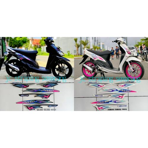 Jual striping mio sporty 2006 api warna custom - Putih - Kota Semarang ...