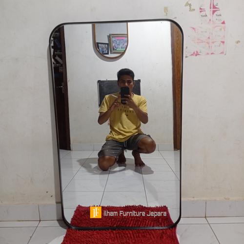 Jual cermin besi persegi panjang 50 x 80 - Kab. Jepara - Cermin ilham ...