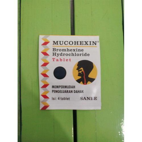 Jual Obat Pereda Batuk Berdahak Mucohexin 4 Tab - Kab. Sleman - Haris ...