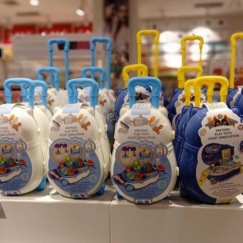 Jual MINISO Mainan koper Lucu - Pretend Play Toy (Kitchen Set) - Putih ...