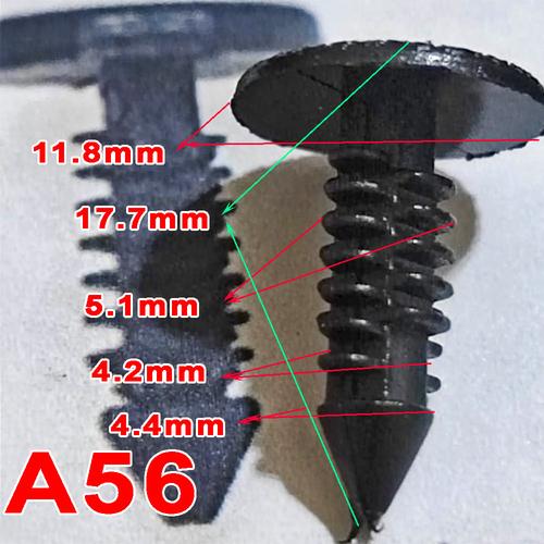 Jual Paku Keling Baut A56 4mm 5mm Tree Shape Rivet Fastener Klip Panel ...