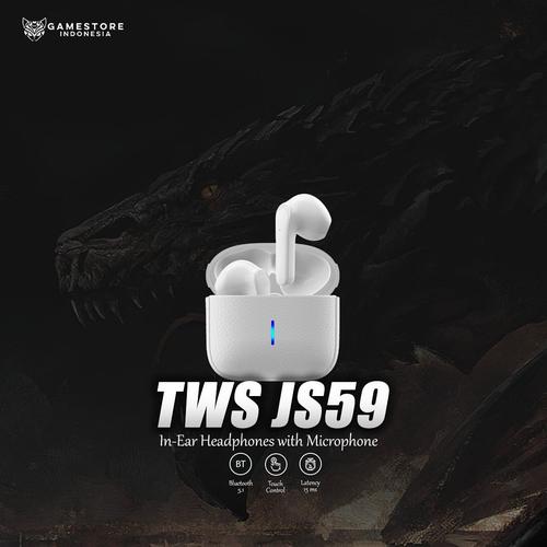 Jual Wireless TWS JS59 Headset Bluetooth 5.1 HiFi Waterproof Earbuds ...