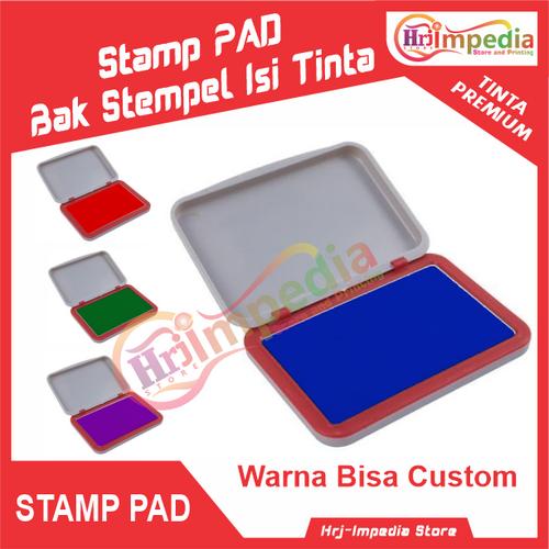 Jual Bak Tinta Stempel Sudah Terisi Tinta Premium | Bantalan Stempel ...