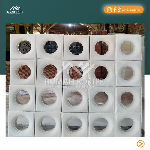 Jual Roster Beton Minimalis/Roster Minimalis Motif Donat (2 Muka ...