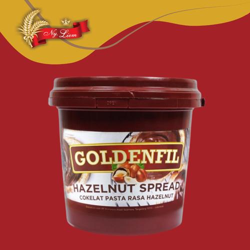 Jual GOLDENFIL Hazelnut SPREAD / Cokelat Pasta Rasa Hazelnut 1 kg ...