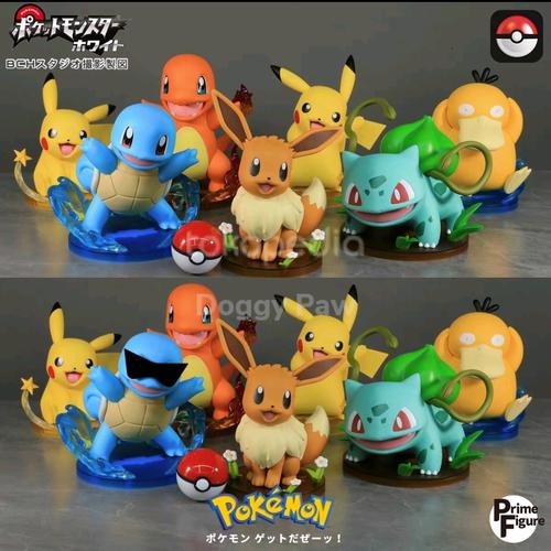 Jual Funism Pokemon Figure Pikachu Eevee Bulbasaur Squirtle Charmander ...