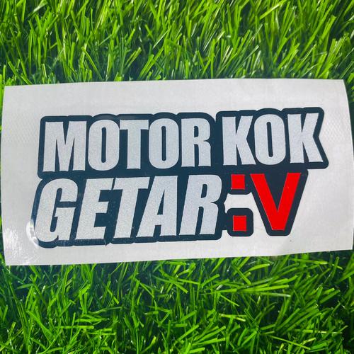 Jual Sticker motor kok getar cuting sticker 1pcs bukan print - Kab ...