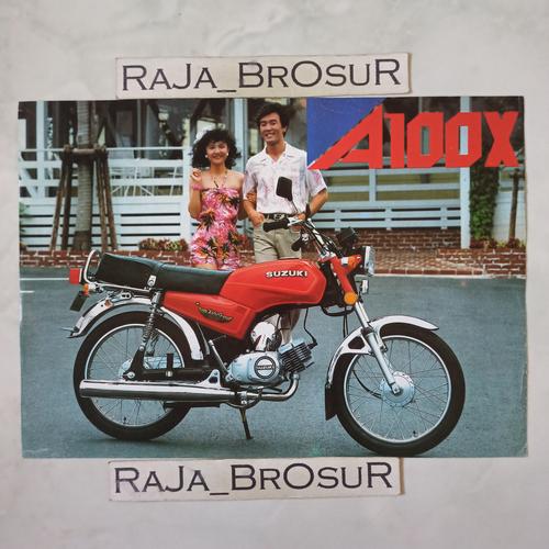 Jual Poster brosur katalog flyer Suzuki A100X/A10/A100 X Garuda 1985 ...