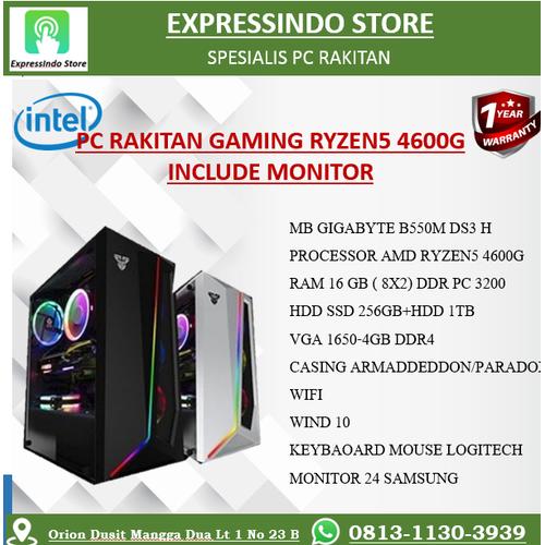 Jual PC RAKITAN GAMING RYZEN5 4600G INCLUDE MONITOR - Jakarta Pusat ...