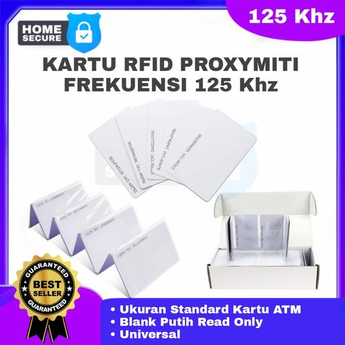 Jual Kartu RFID 125Khz Proximity Kartu Absensi Access RfiD Card 125 Khz ...