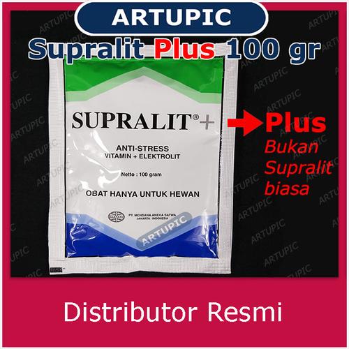 Jual Supralit PLUS 100 gram Anti Stres Elektrolit Vitamin Unggas Ayam ...