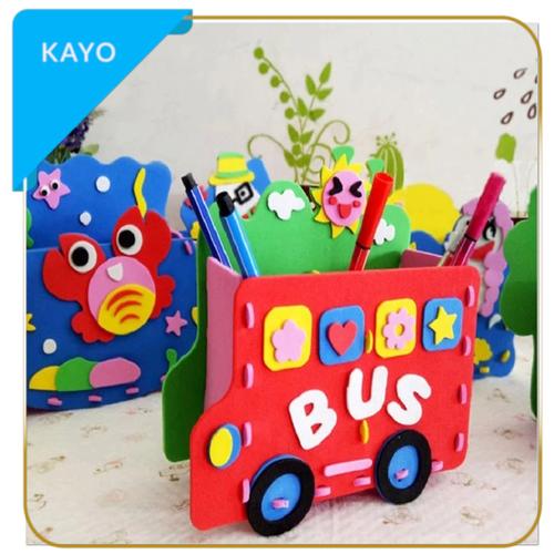 Promo Wadah Pena Kartun DIY untuk Anak-anak DIY kerajinan anak - Kota ...