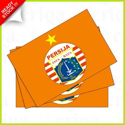 Jual Stiker Pipi Persija Jakarta - Bentuk Bendera - Face Sticker Set ...