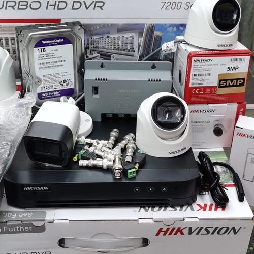 Jual CCTV PAKET 4CAMERA 5MP DVR 4CH KOMPLIT+AUDIO HIK-VISION - Jakarta ...