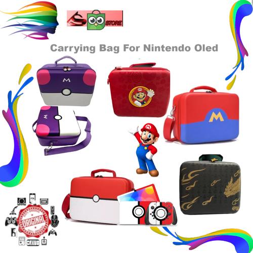 Jual Nintendo switch oled Tas Travel Storage carrying Case Mario ...