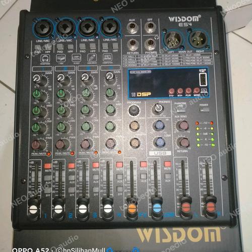 Jual mixer audio wisdom es4 original - Jakarta Barat - NEO audio | Tokopedia