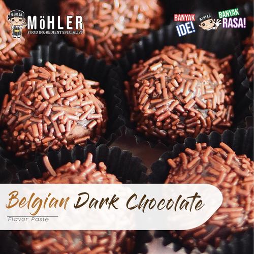 Jual MOHLER Pasta perisa pewarna Belgian Dark Chocolate - 60gr - Kab ...