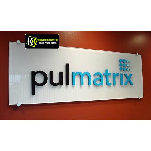 Jual Papan Nama Kantor Logo Perusahaan Signage Acrylic 3mm Akrilik ...