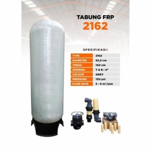 Jual tabung filter FRP 2162 top & bottom filter / filter air/ penjernih ...
