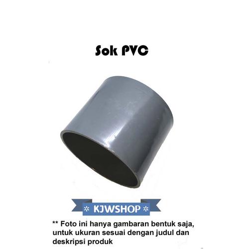Jual Sok 2.5" Sock Polos PVC 2.5" Sok 2.5INCH Socket 2.5 INCH Fitting ...