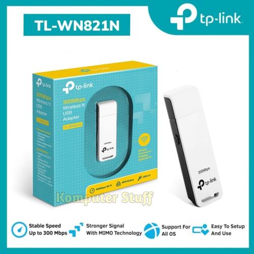 Jual TP-Link TL-WN821N 300Mbps Wireless N USB Adapter Penguat Sinyal ...