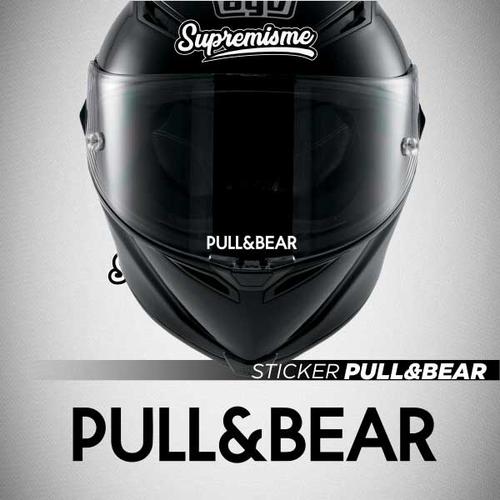 Jual Stiker Pull & Bear Visor Helm / Sticker Pull&Bear - Hitam, 7.5cmx1 ...