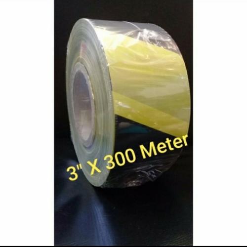 Jual Safety Line- Police Line Kuning Hitam 3inc x 300 Meter Pita ...