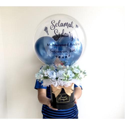 Jual PREMIUM Bloown Bouquet / Buket Balon / Balon Box/ Balloon / Bloom ...