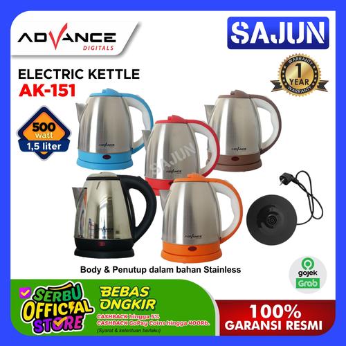 Jual Advance AK-151 Electric Kettle 1,5 Liter Teko Listrik AK151 ...