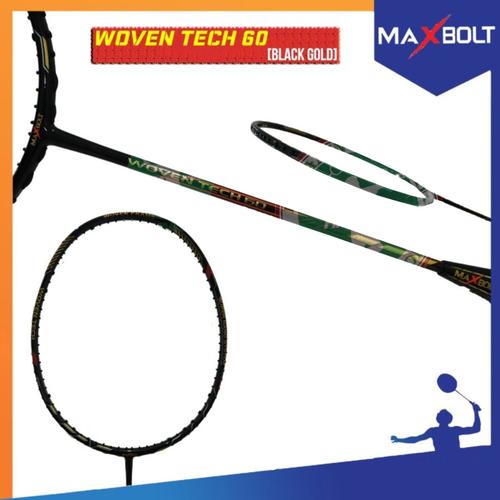 Promo MAXBOLT WOVEN TECH 60 RAKET BADMINTON ORIGINAL - PKT MBS, RED ...
