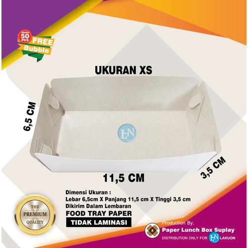 Jual FOOD TRAY / PAPER TRAY / TRAY KERTAS MAKANAN ECO NON LAMINASI ...