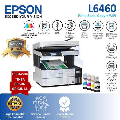 Jual Printer Epson L6460 L 6460 WiFi Duplex All-in-One Ink Tank with ...