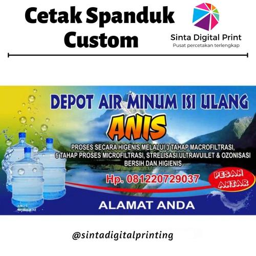 Jual Cetak Banner Spanduk Depot Air Isi Ulang Custom / Bahan Flexy ...