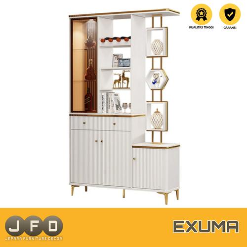 Promo Partisi Penyekat Ruangan Minimalis Exuma Room Divider - Hitam ...