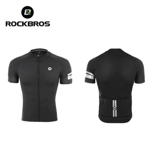 Promo Rockbros Jersey Sepeda Road Bike Ketat Breathable Premium - Hitam, M - Kota Depok ...