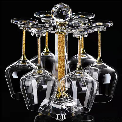Jual Gelas Set Dengan Rak Premium / Glass Wine Decanter Set 373/1-2 ...