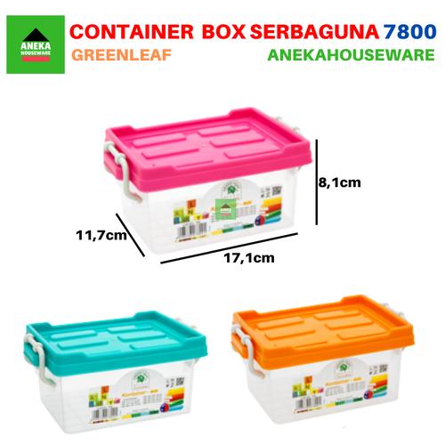 Jual Box Container 900 ml 7800 Q SEVEN BOX Tempat Penyimpanan Green ...