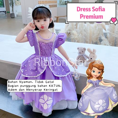 Jual Dress Princess Sofia / Kostum anak / Disney Dress / Gaun Putri ...