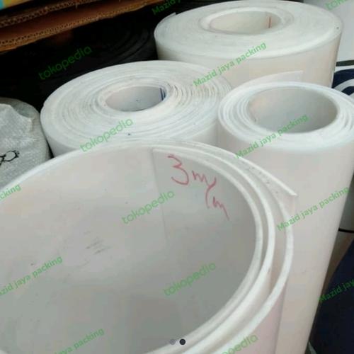 Jual Teflon lembaran / gasket ptfe sheet 3mm x 100cm x 100cm - Jakarta Barat - Mazid Jaya ...