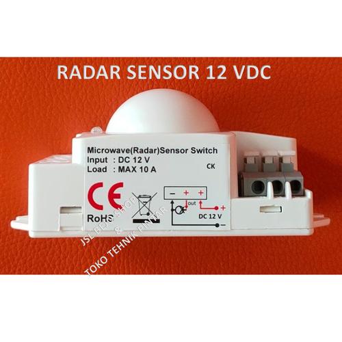 Jual SENSOR GERAK MICROWAVE RADAR RADAR MOTION DETECTOR 12VDC - Kab. Bekasi - TOKO TEHNIK PINTAR ...