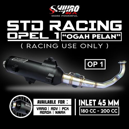 Jual Kenalpot Shijiro Standar Racing Tipe Opel Nmax Vario 150 Aerox Pcx ...