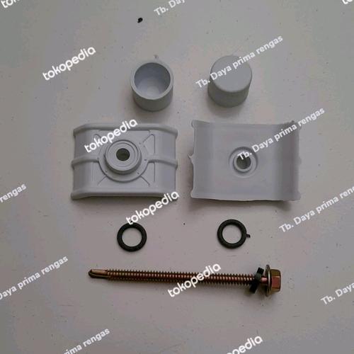 Jual baut skrup atap pvc alderon, skrup alderon atap pvc isi 20 set ...