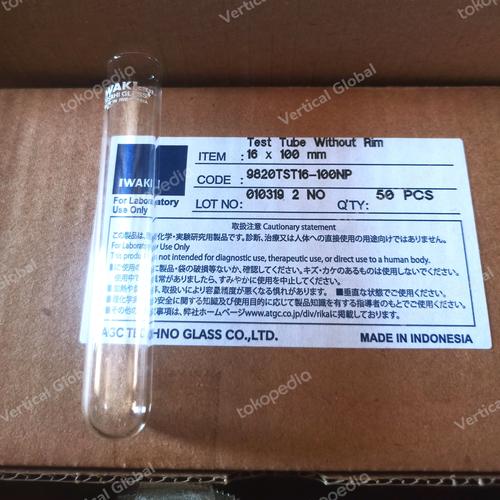 Jual Test Tube 16 x 100 mm Iwaki Tabung Reaksi Kaca - Kota Surabaya ...