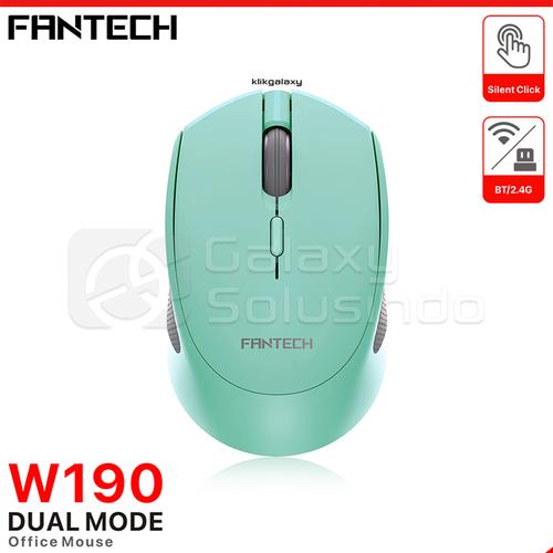 Jual Fantech W190 Mint Silent Switch Wireless Office Mouse - Hijau ...