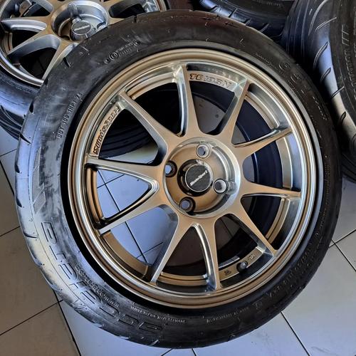 Jual Velg Mobil R15 Wedsport TC105N+Ban Accelera 651 Sport semislick ...