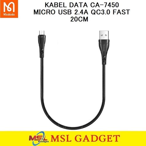 Jual Mcdodo Kabel Data Pendek Powerbank Micro USB 20CM QC4.0 Fast CA ...