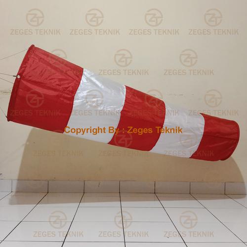 Jual Kain Windsock Diameter 30cm Warna Merah Putih/Petunjuk Arah Mata ...
